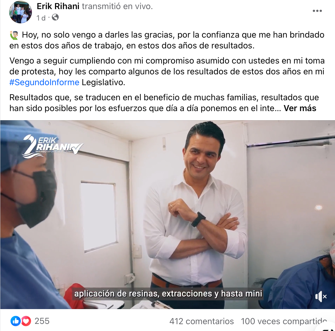Aval ciudadano; respaldo de Progreso y el IX Distrito en 2o Informe de ...